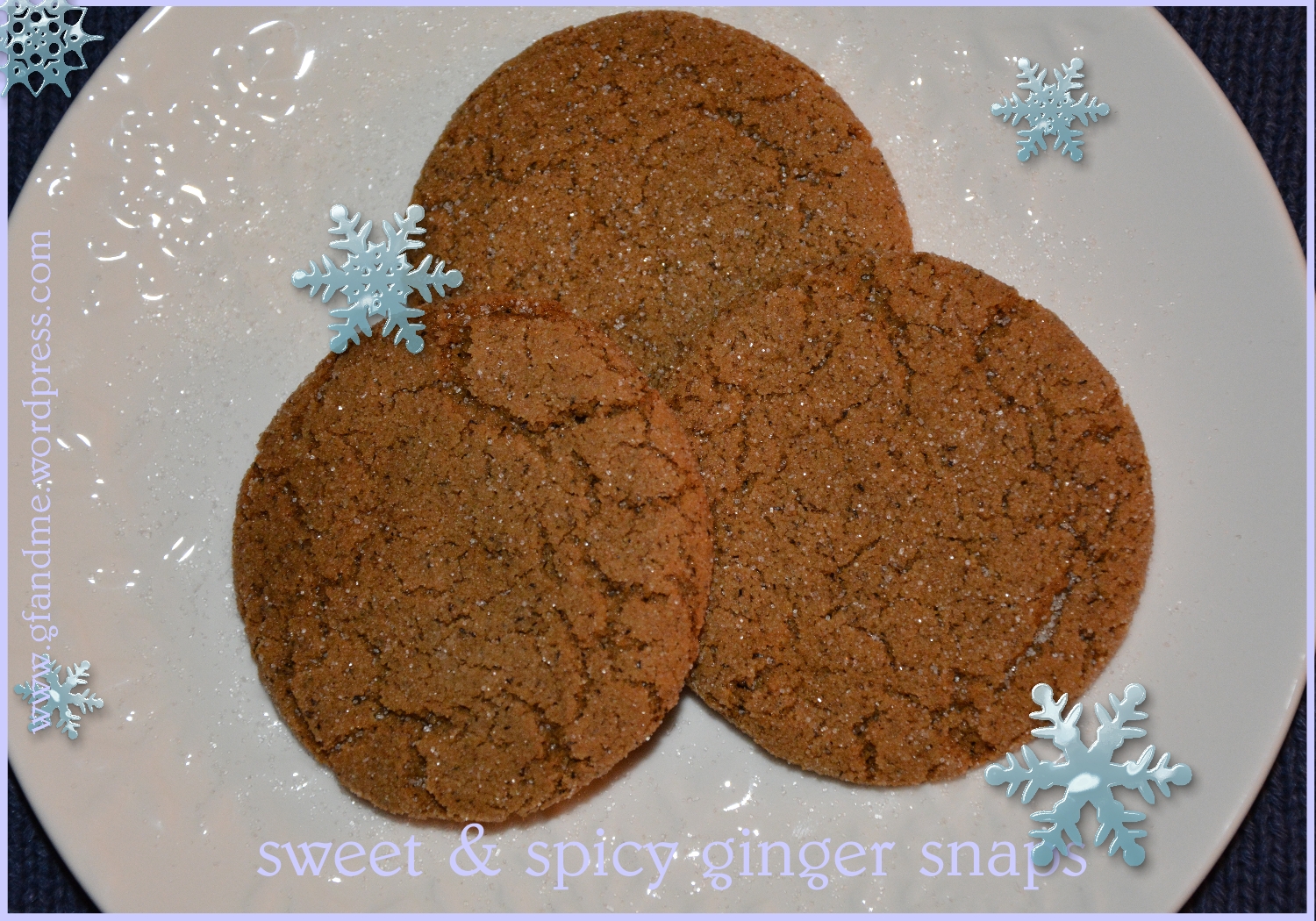sweet and spicy ginger snaps - gf and me